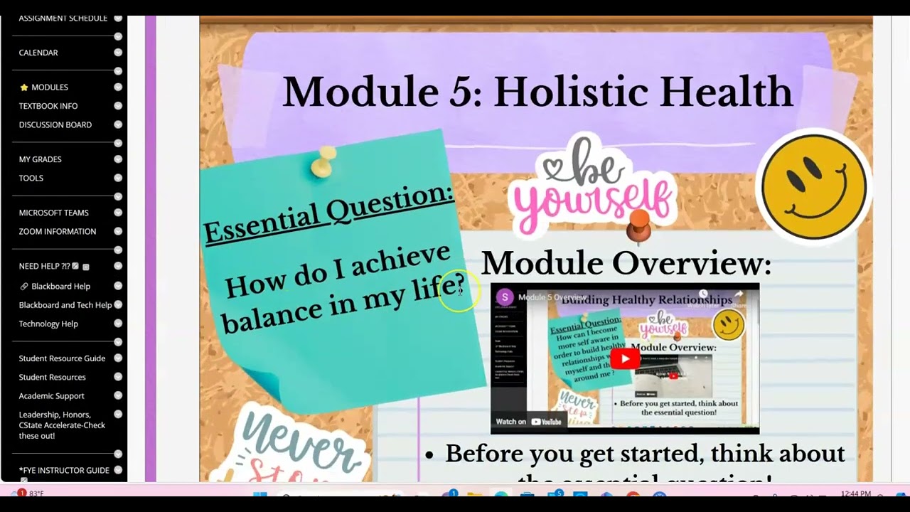 Updated Module 5 Overview
