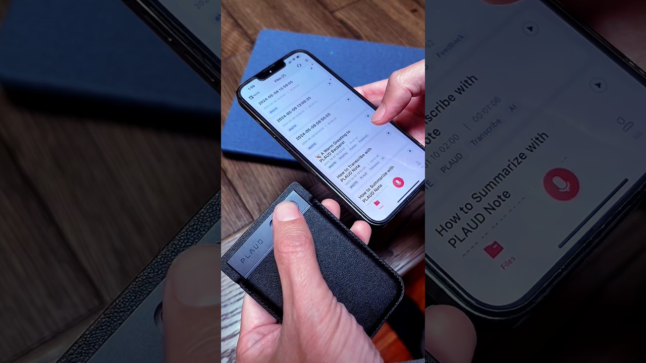 NEVER TAKES NOTES AGAIN! PLAUD NOTE:  YOUR ALL-IN-ONE AI VOICE RECORDER