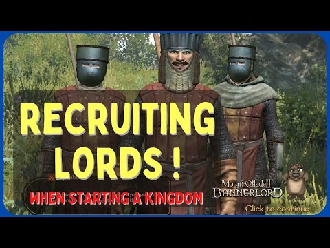 Steam Community :: Video :: BannerLord - Recruiting Lords an easy guild