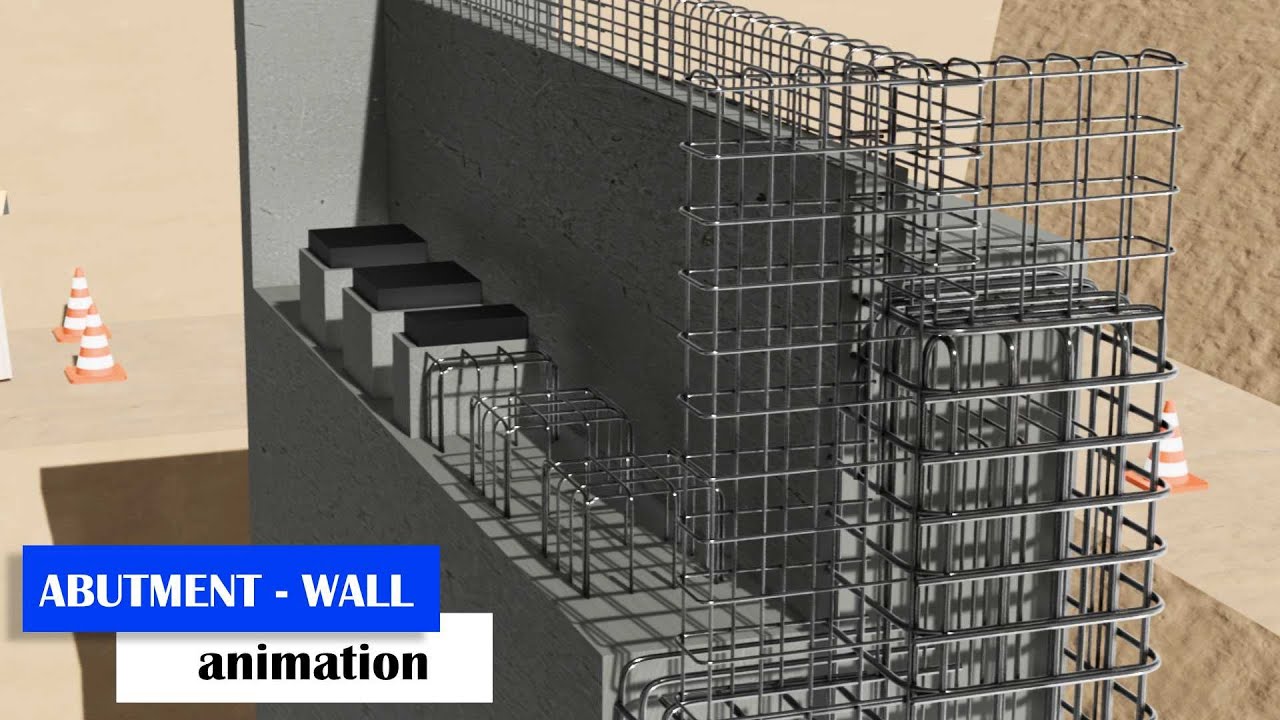 Abutment Wall Animation - Step by Step
