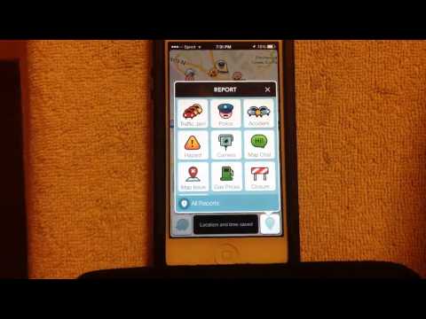 How to use Waze