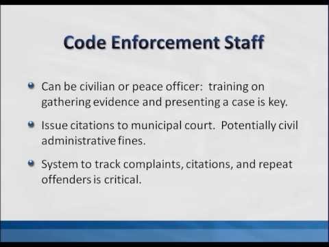Tools for Code Enforcement Webinar