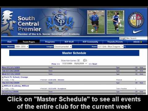 Tutorial - Team Pages and Multi-Scheduling