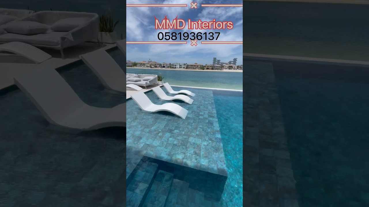 Swimming pool @ Palm Jumeirah Dubai.        MMD Technical Services llc.