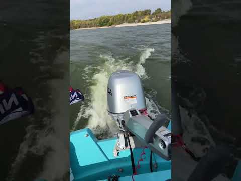 Honda 30hp take off on plane #boat #bostonwhaler