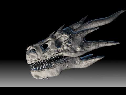 💀 Skull of Balerion the Black Terror from "Game of Thrones" - Epic SLA ...