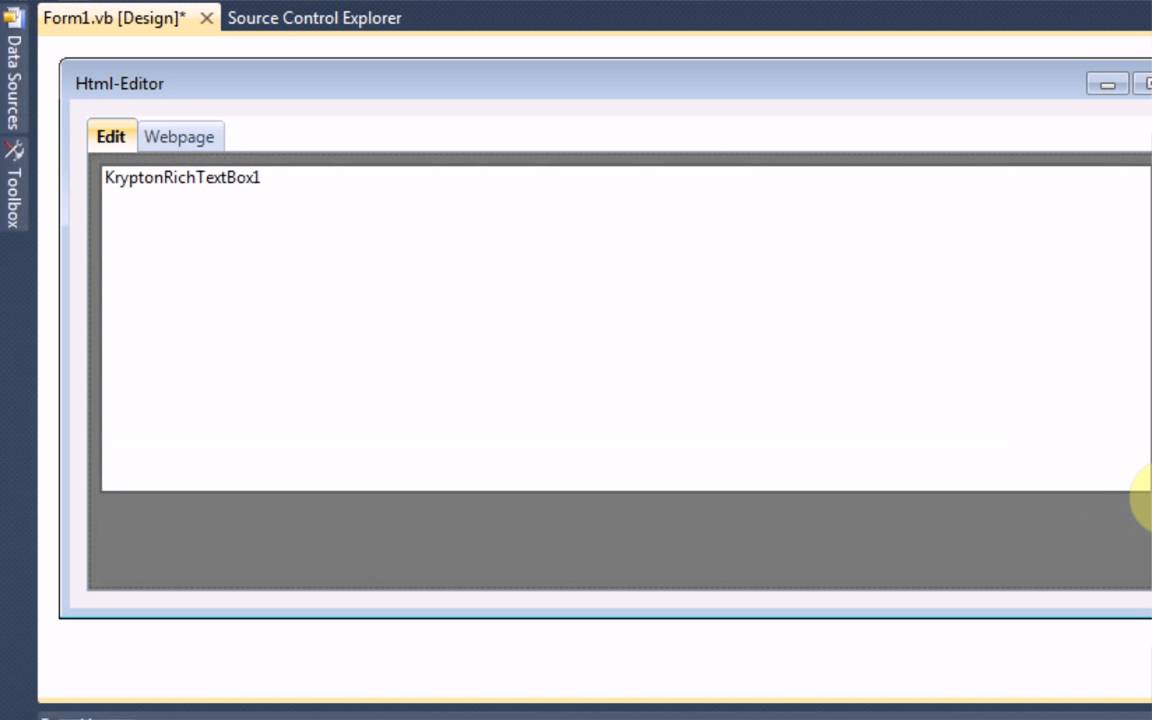 How to make an HTML Editor in Visual Basic 2008/2010