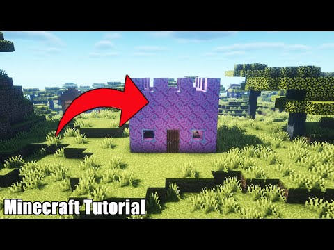 PINK GLAZED TERRACOTTA TINY CASTLE 🟪🏰 | MINECRAFT TUTORIAL 🟪🏰