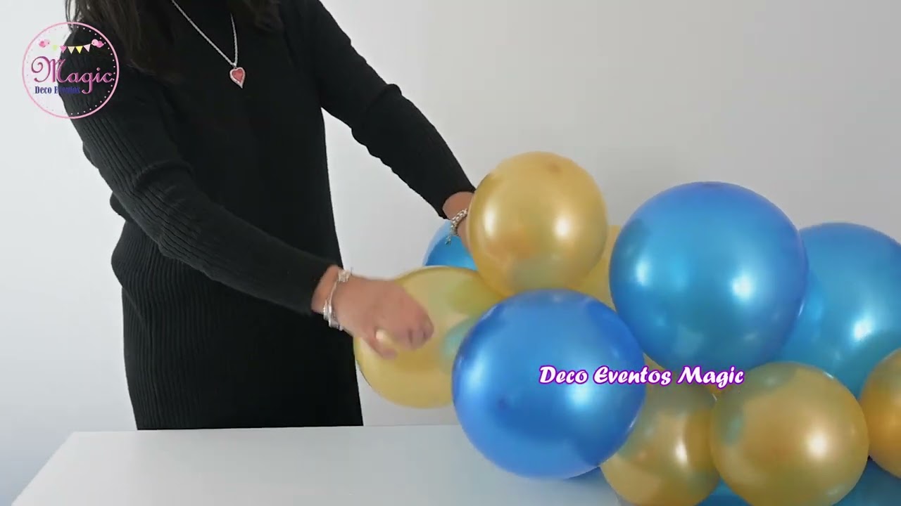 🎈Guirnalda con globos para el Día del padre🎈Learn to make a balloon garland for Father's Day