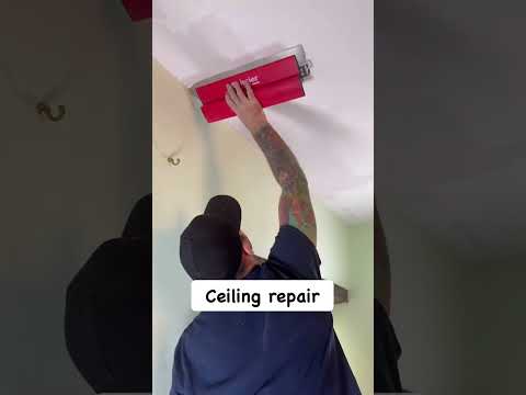 Ceiling repair with the Prestonett Multi Light Filler