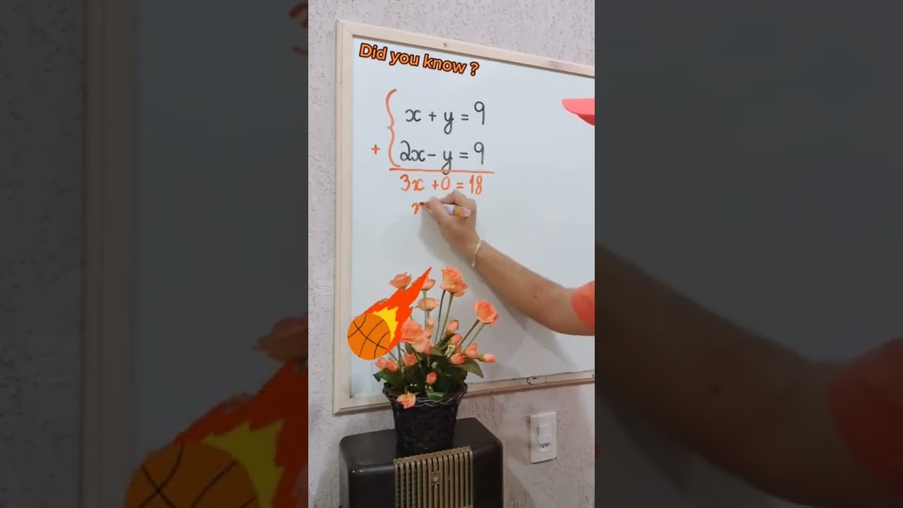 Sistema de EQUAÇÕES LINEARES: Aprenda a resolver com o Mr Bean da Matemática 👨🏻‍🏫❤️