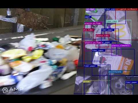 Sorting Robot Picking Mixed Plastics