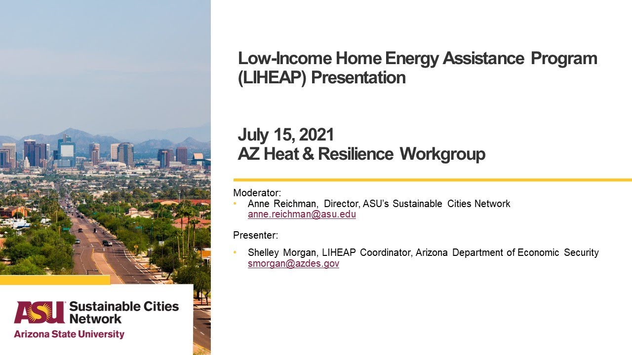 Low-Income Energy Assistance Program (LIHEAP) Presentation