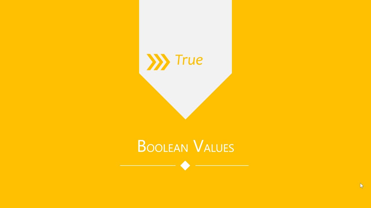 Python Tutorial #10 - Boolean Values