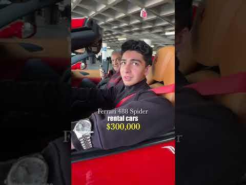 This kid drives a Ferrari 488 #shorts