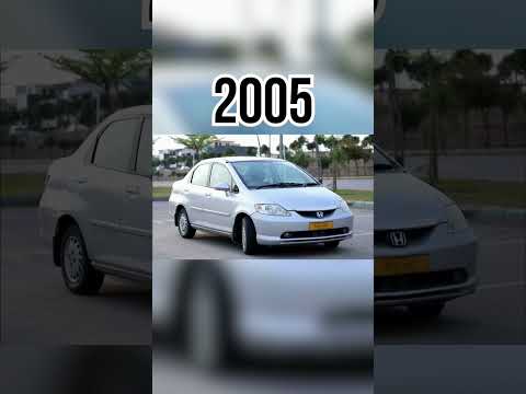 evolution of Honda city (1985-2024) #shorts