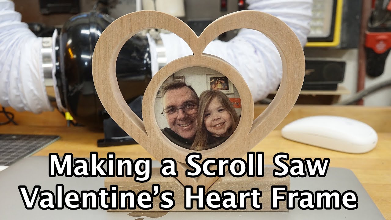 Making a Scroll Saw Valentine's Heart Frame