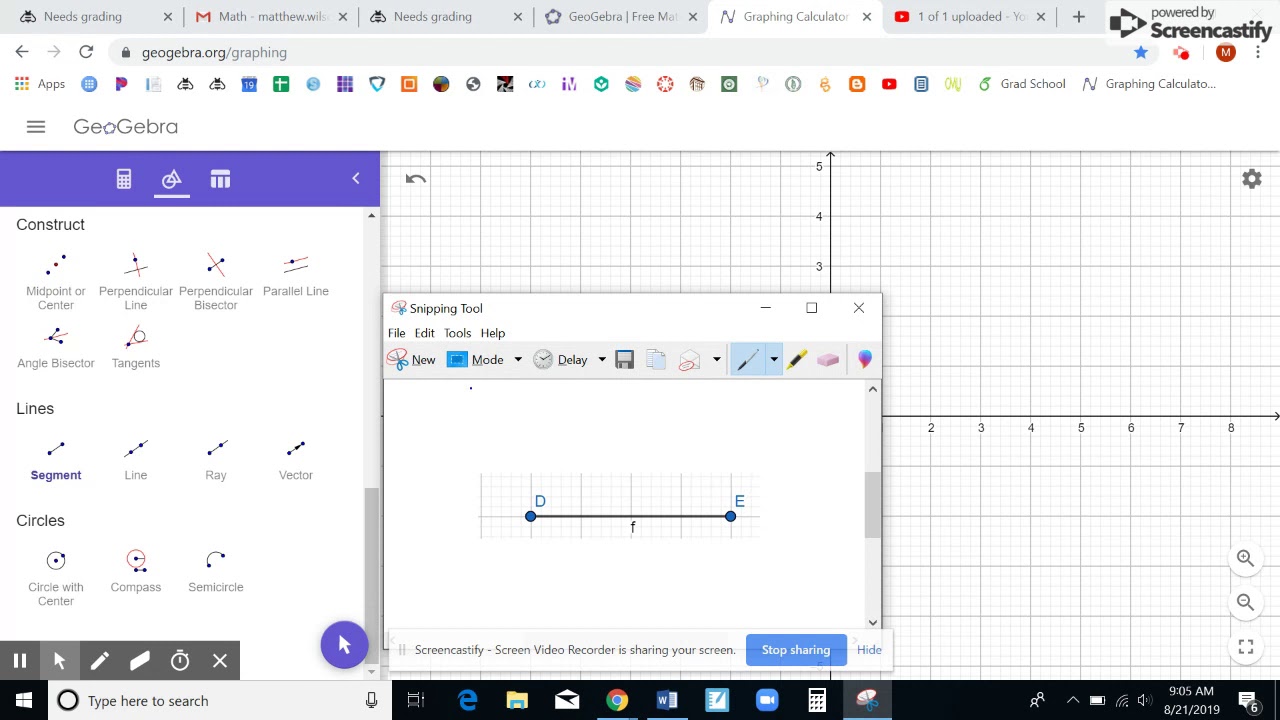 Geogebra Basics Constructions