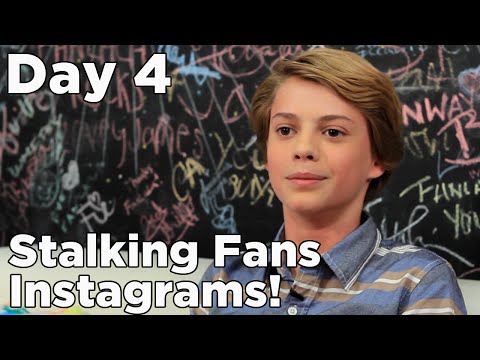Jace Norman Stalks Fans On Instagram! 10 Days of Jace Norman, Day 4