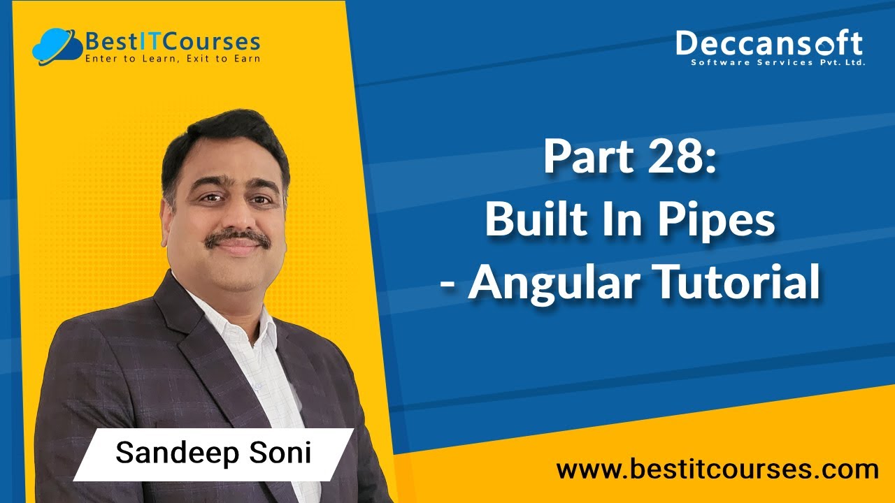 Part 28: Built In Pipes - Angular Tutorial