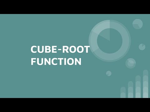 CUBE-ROOT FUNCTION