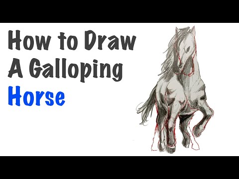 Drawing Tutorial - Galloping Horse