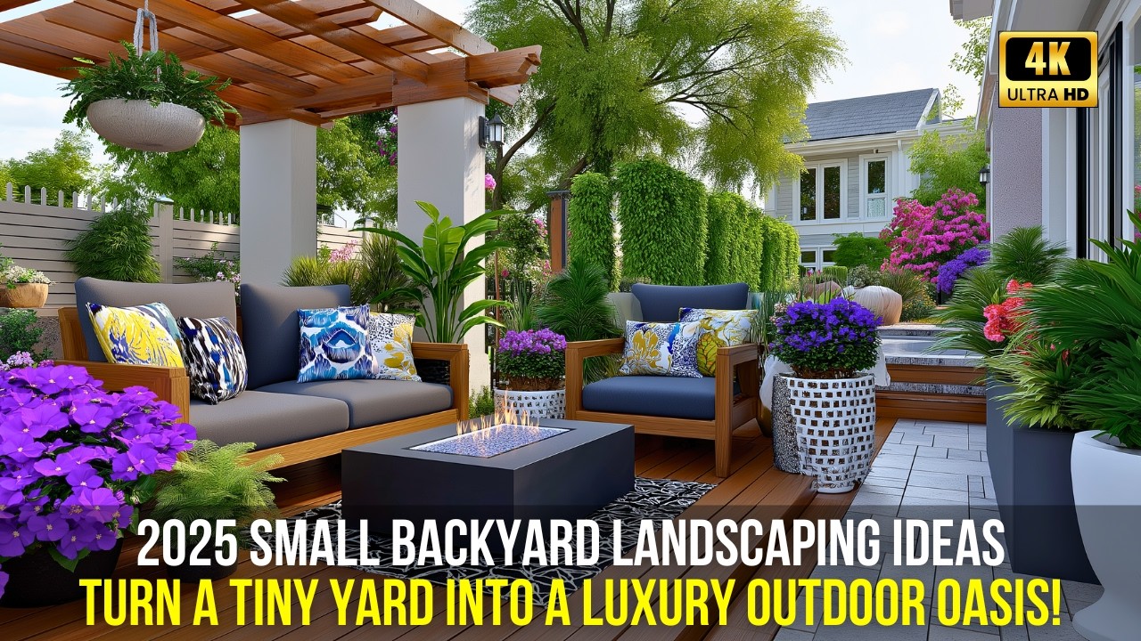 2025 Small Backyard Landscaping Ideas: Turn a Tiny Yard into a Luxury Outdoor Oasis!