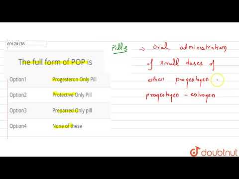 The full form of POP is