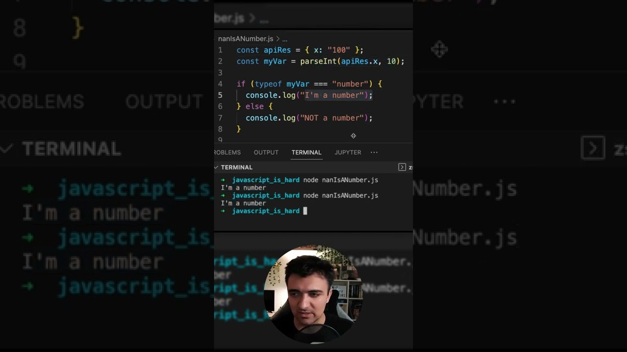 NaN Is A Number? || JavaScript Is Hard #2