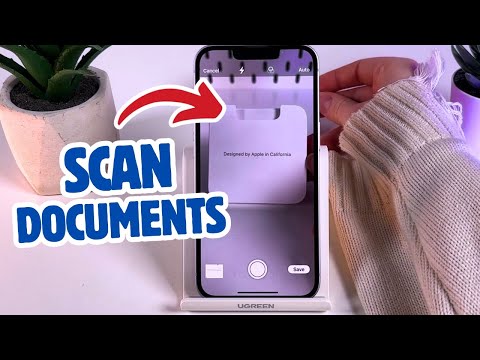How to Scan Documents with the iPhone Notes App?