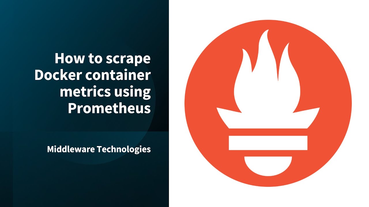 How to scrape Docker container metrics using Prometheus