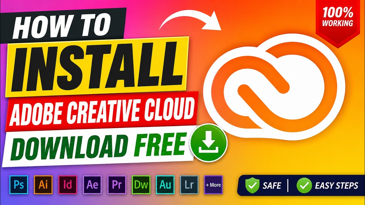 How to Install Adobe Creative Cloud | Easy Setup Guide 2026