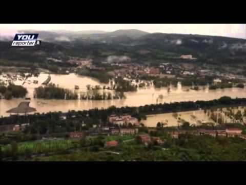 Raw: Heavy Flooding Across Central Italy