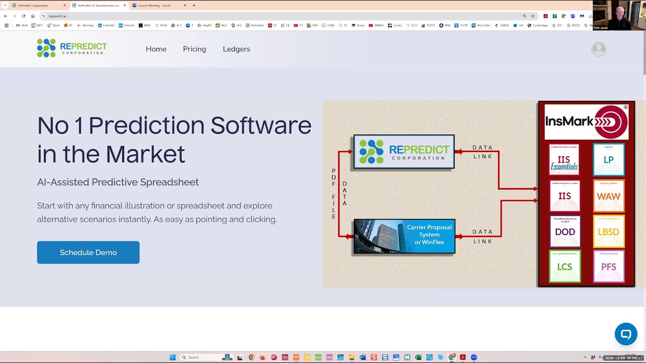 InsMark's Wealthy and Wise® and RePredict AI Status Quo vs Fund Life Insurance for Retirement