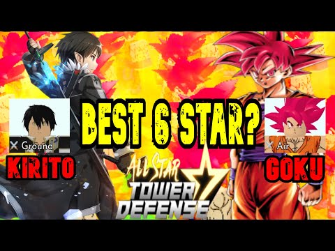 [RIP GOKU] Goku 6 Star vs Kirito 6 Star in All Star Tower Defense! Who is Better?