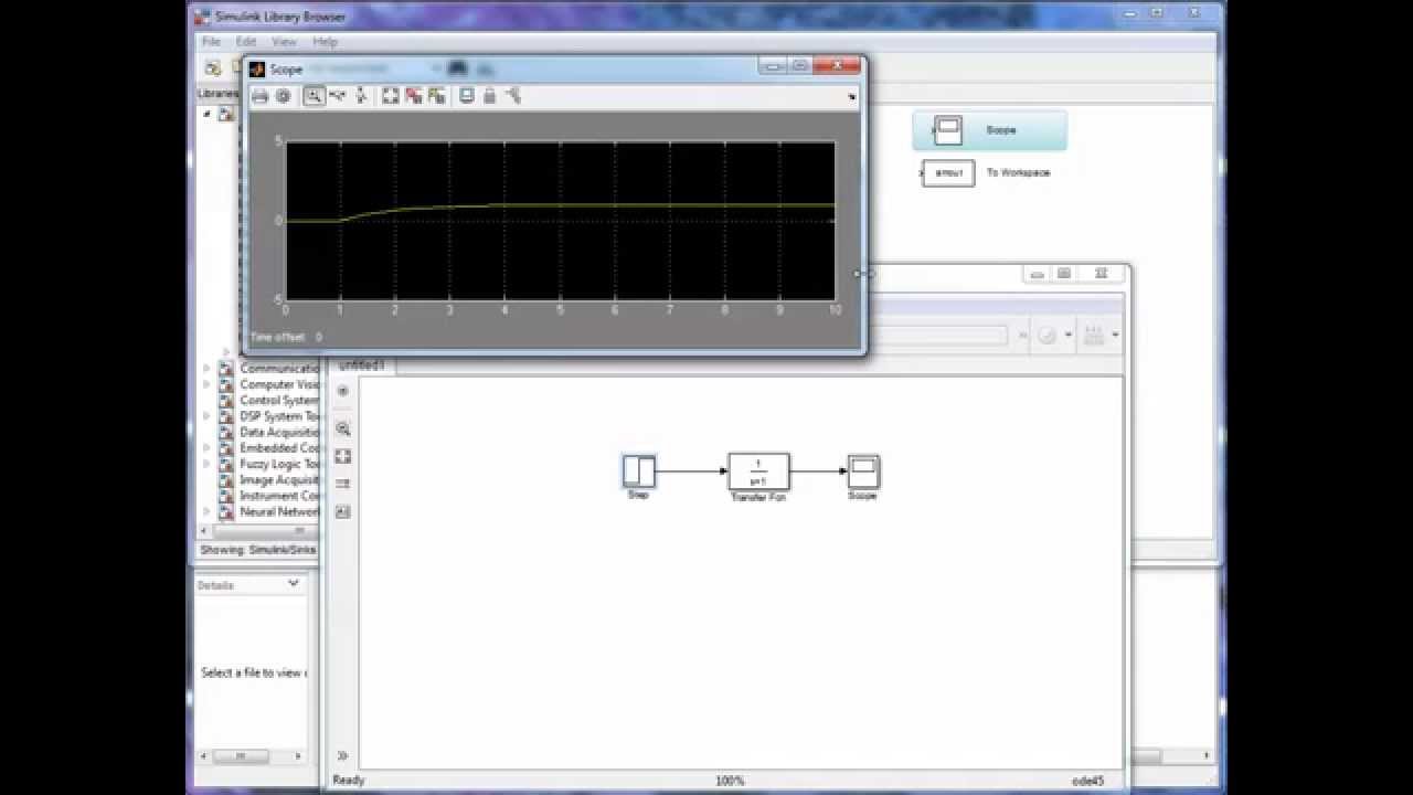 Intro to Control - MP.1 Feedback Control in Matlab Simulink