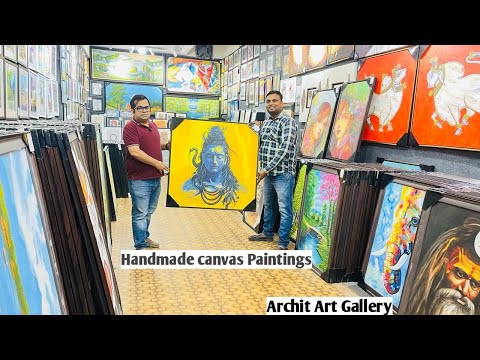 Buy Indian Handmade Canvas Paintings Affordable Art for Home Decor |Hotel Decor villa Decor painting