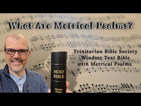 KJV Windsor Bible with Metrical Psalms - @TrinitarianBibleSociety