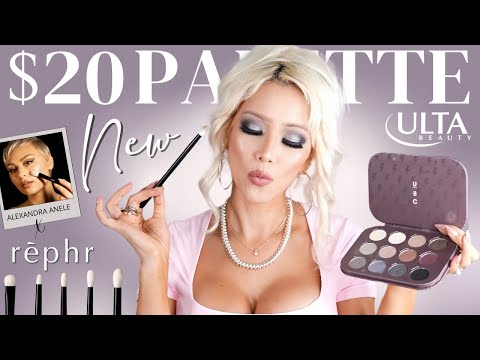 Ulta NEW Cool Toned 12 Pan Eyeshadow Palette | + Testing NEW Rephr Brushes x @AlexandraAnele