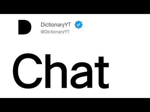 Chat Meaning in English