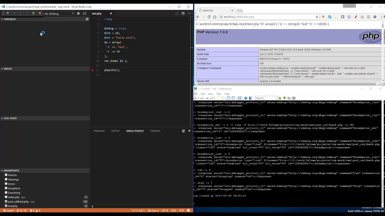 VSCode php xdebug connected but not debugging? [Fixed]