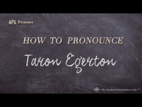 How to Pronounce Taron Egerton (Real Life Examples!)