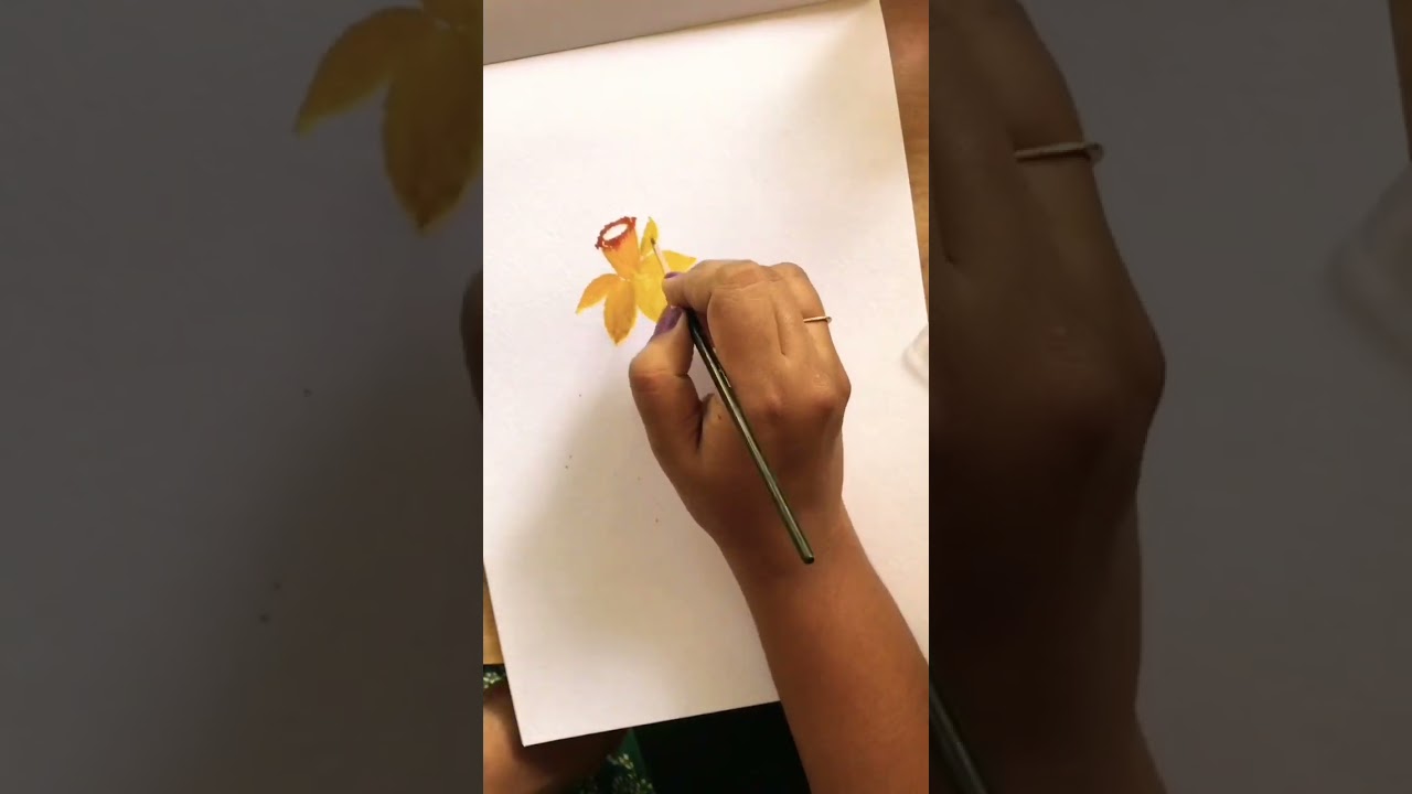 Daffodils #art #shorts