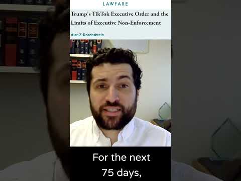 Did President Trump Save TikTok?