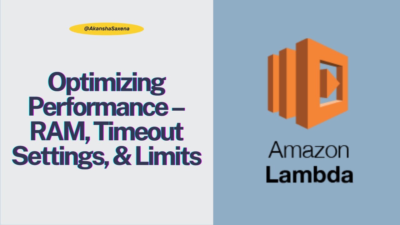 AWS Lambda Tutorial | Part 8: Optimizing Performance – RAM, Timeout Settings, & Limits