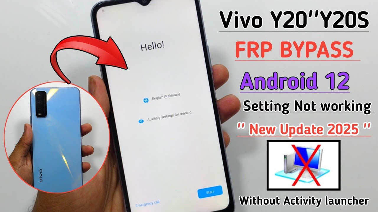 Vivo Y20 Frp Bypass Android 12 