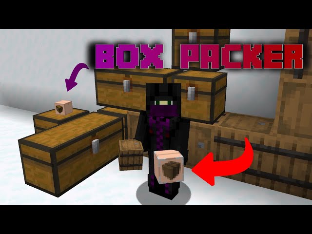 Box Packer / Chest transporter [1.21.4] Minecraft Data Pack