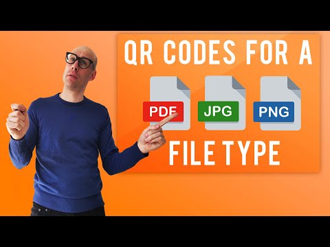 How to make a QR code for a PDF, JPG or PNG File Type
