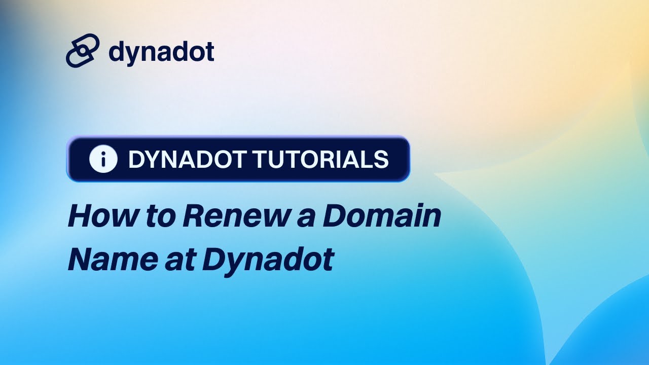 How to Renew a Domain Name at Dynadot - Quick Guide
