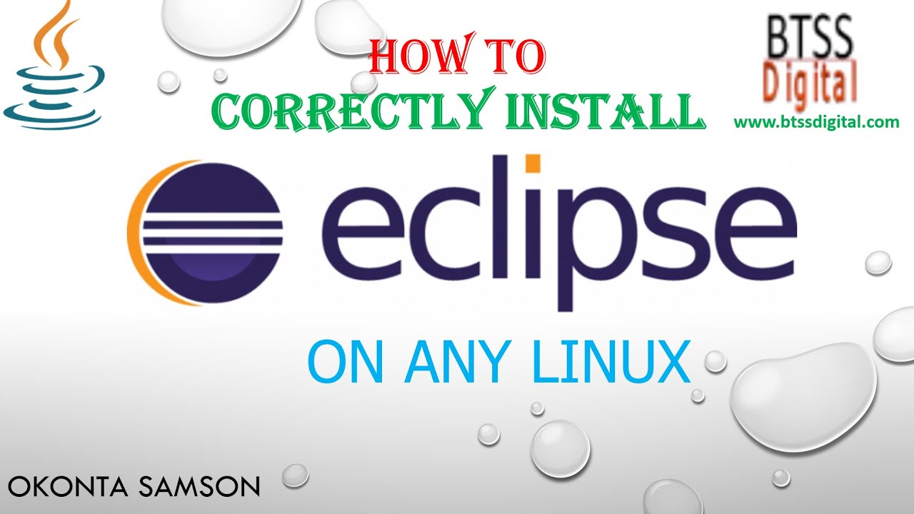 How to correctly install Eclipse IDE on Linux (Redhat, CentOS, Rocky, Ubuntu etc).